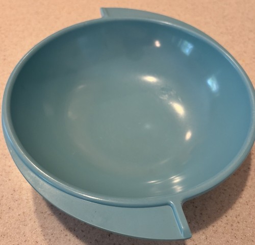 Vintage Boonton Ware Atomic Winged Serving Bowl 8" Turquoise USA #604 ...