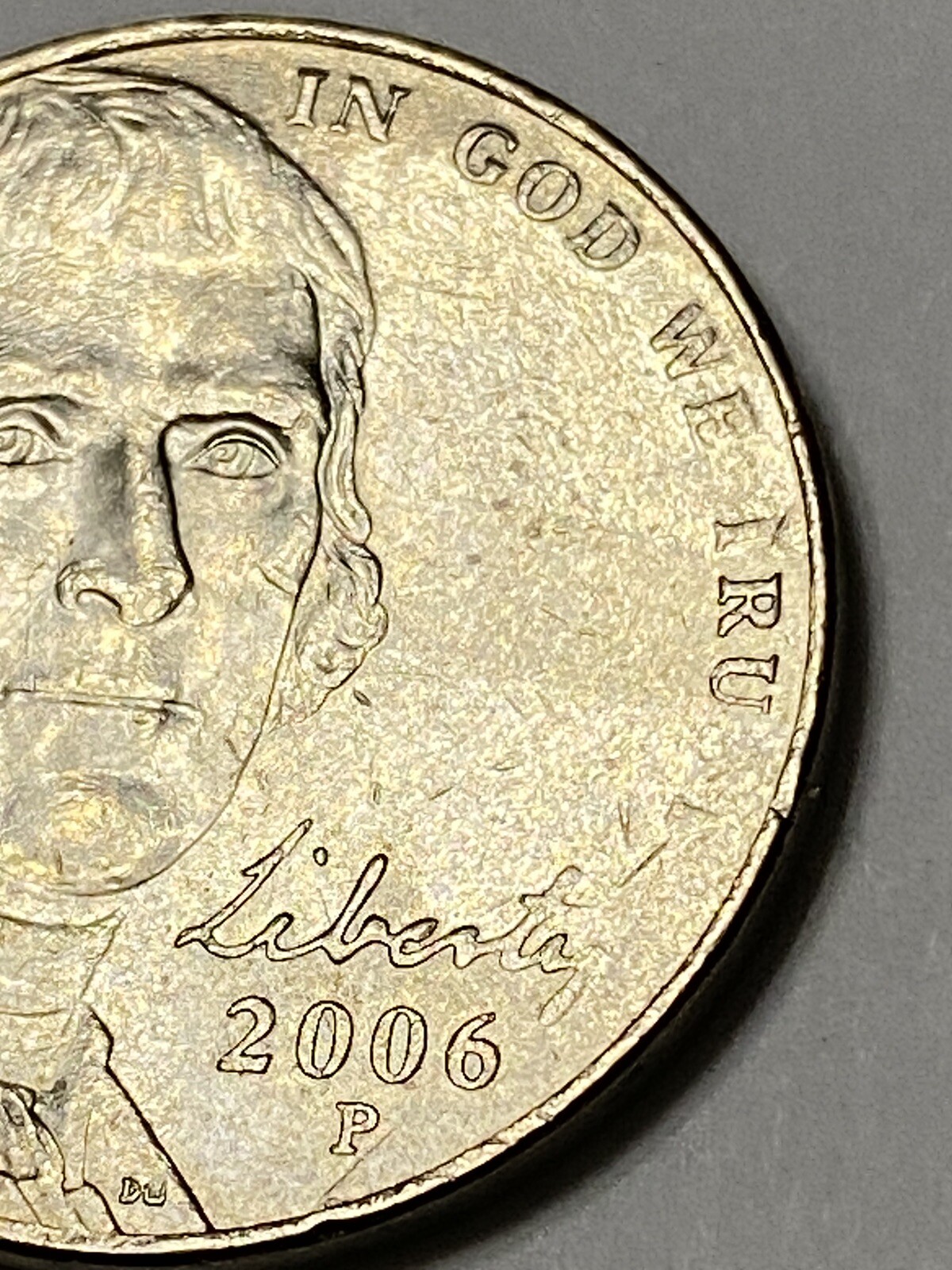 ERROR JEFFERSON NICKEL 2006 PHILADELPHIA MINT | eBay