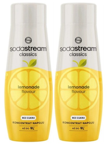PACK OF 2 Sodastream LEMONADE ZERO Syrup - Bottle 2 x 440 ml / 30 fl oz ...