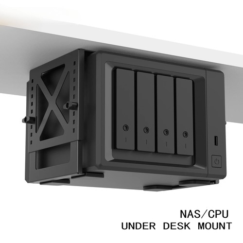 Adjustable Under Desk PC or NAS Mount Bracket Holder Compatible with NAS,CPU,UPS | eBay