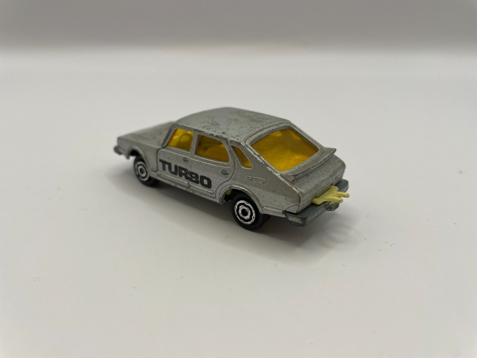 Majorette No284 Saab 900 Turbo No247 Silver 1:62 France Model Car | eBay