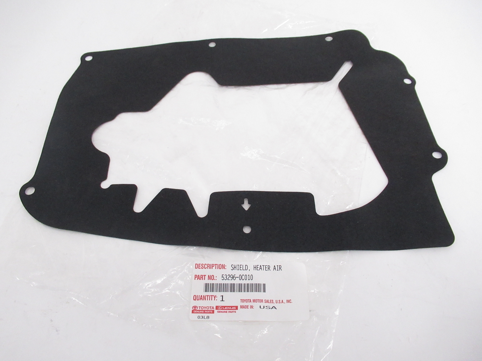 Genuine OEM Toyota 53296-0C010 Heat Shield Heater Air 08-17 Sequoia 07 ...