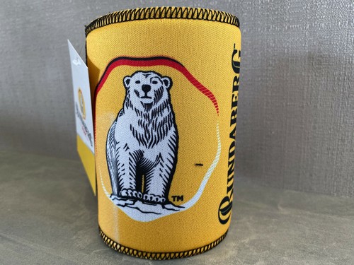 BNWT Genuine Bundaberg Rum Yellow Double Sided Bundy Logo Neoprene Can ...