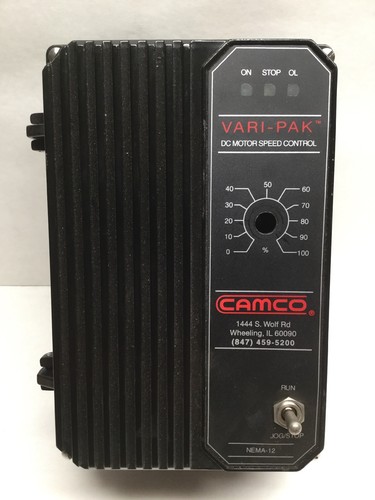 Camco Vari-Pak Cycling DC Motor Control 92A61633010000 0-90 VDC, 1HP 30 ...