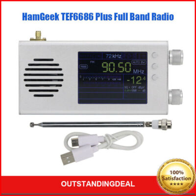 HamGeek TEF6686 Plus Full Band Radio V1.18 Firmware for SW MW LW FM AM ...