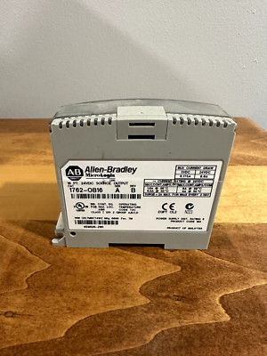 Allen-Bradley MicroLogix 1762-OB16 DC Input Module SER A, REV B | eBay
