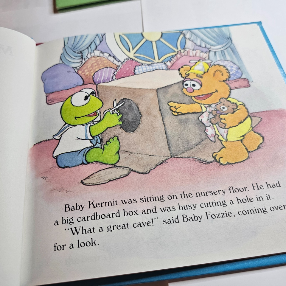 ~3~ 1986-87 MUPPET BABIES BOOKS WHAT'S A GONZO SCOOTER SKEETER'S PUZZLE ...