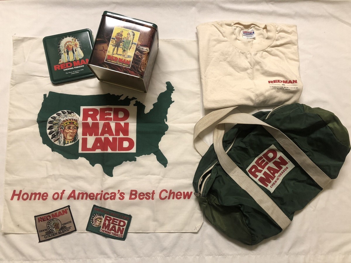 Logo De Redman Tobacco 1980s Red Man Tobacco Trucker Cap Trucker