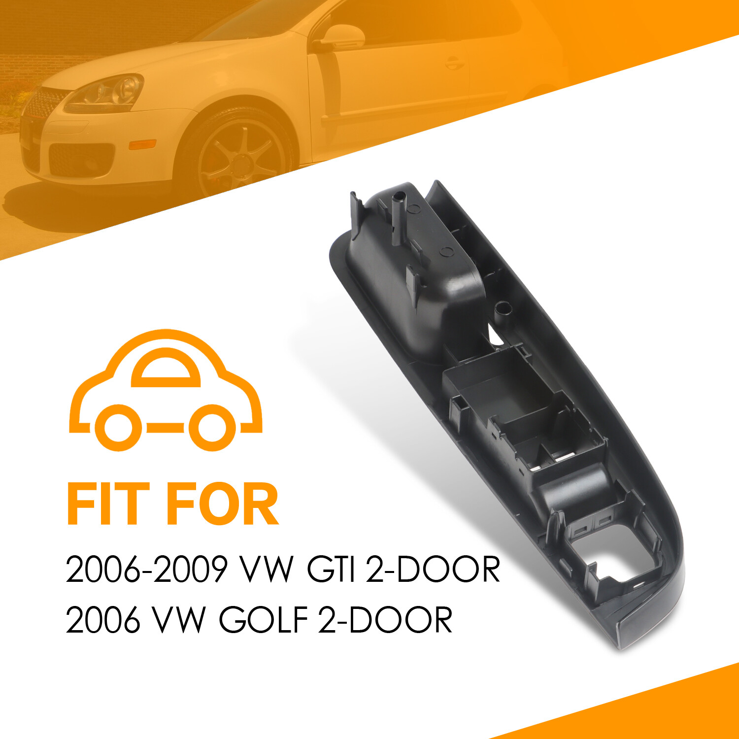 Left Driver Side Door Window Switch Cover Bezel Panel for Golf GTI 06 ...