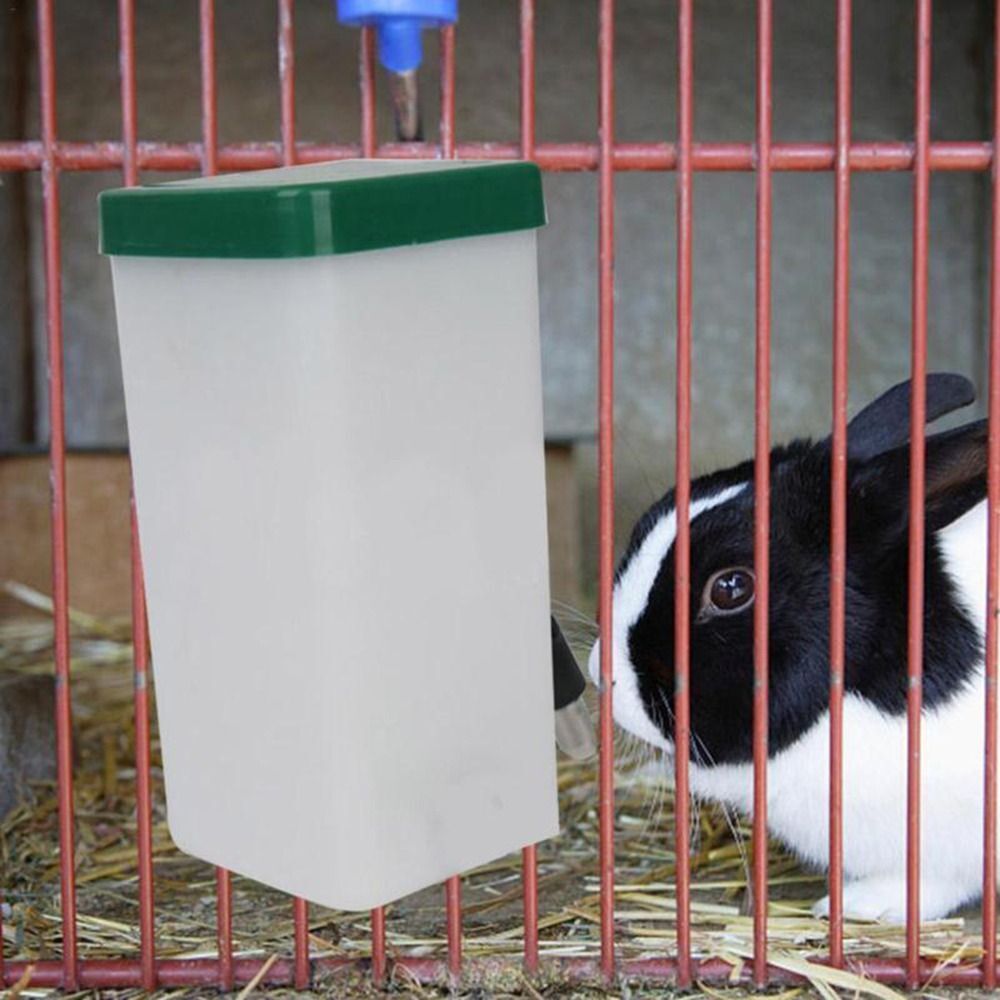 Cage Waterer Rabbit Drinker Feeding Supplies Water Feeder Farms | eBay