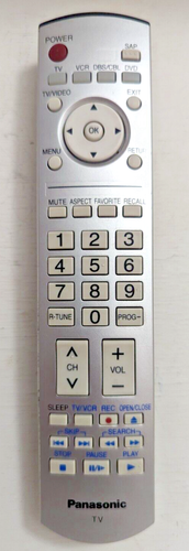 Panasonic Universal Remote Control, TV/DVD/VCR, EUR7737Z20, Tested ...