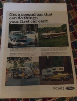 Original 1970 Ford Trucks Magazine Ad - Bronco, Ranchero, Van and ...