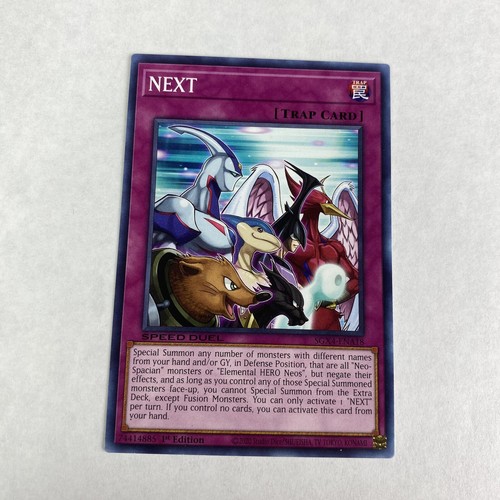 Yugioh Next SGX4-ENA18 Common 1st Edition Speed Duel Midterm ...