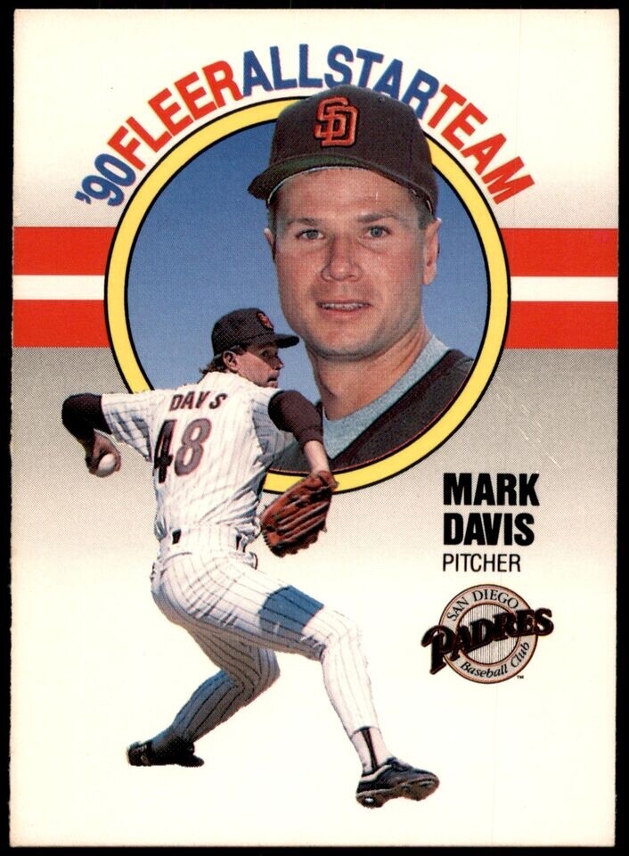 Mark Davis #3 1990 Fleer '90 Fleer All-Star Team MINT | eBay