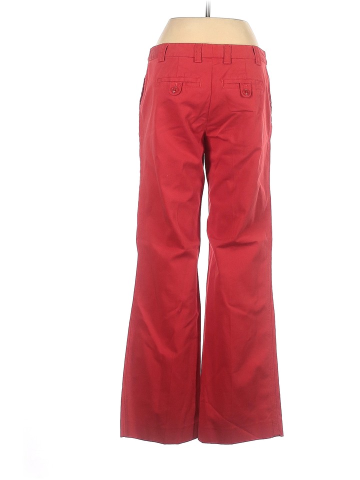 J.Crew Women Red Khakis 10 Tall | eBay