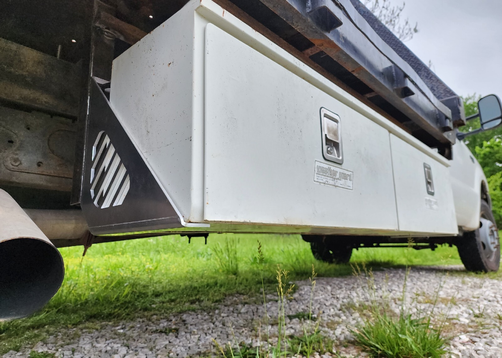 Underbody Toolbox Mounting Brackets, 1/4" Aluminum, 16" x 16" ID, Fits ...