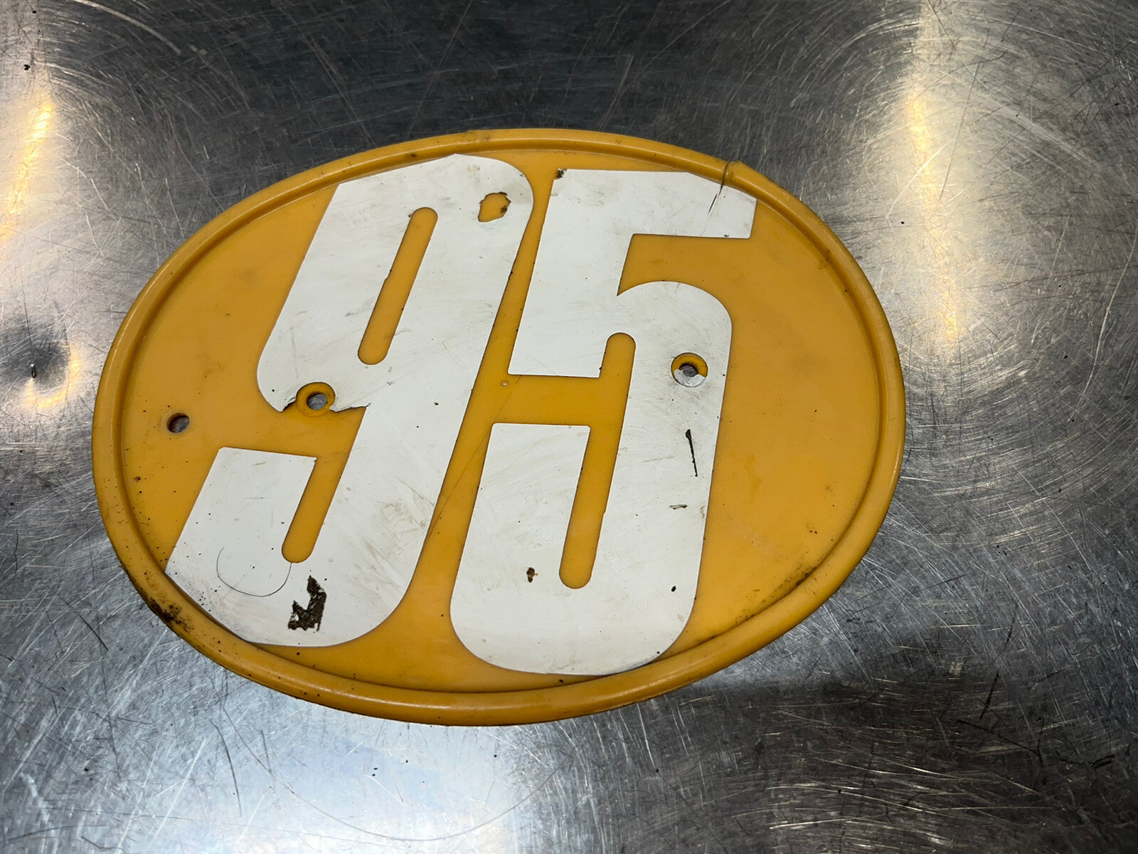 1985 Honda Z50R Side Number Plate Panel Plastics | ABS | OE