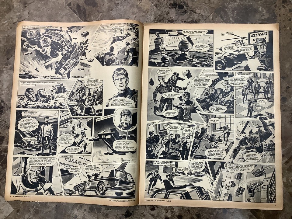 TV21 with Gerry Anderson’s Captain Scarlet #161 UK 1968 Comic Magazine ...