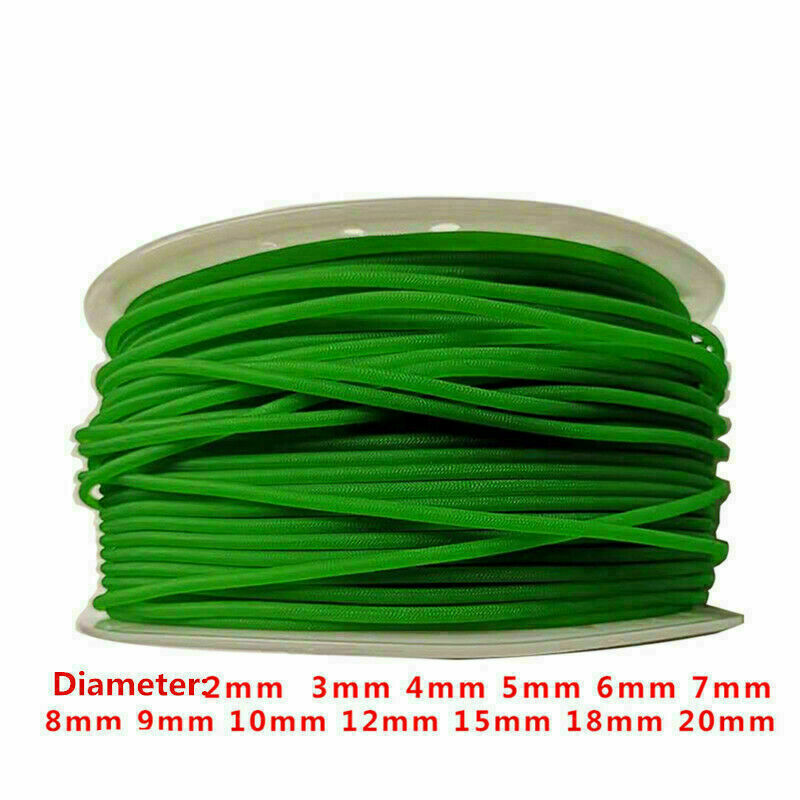 Green Round Urethane Drive Belt Roll Long Polybelt 2-10MM Dia @1/2/5M ...