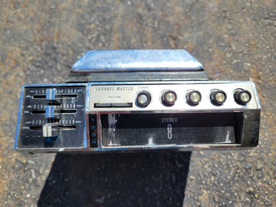 Vintage Channel Master 8 Track Player Car Stereo Model 6379 (UNTESTED ...