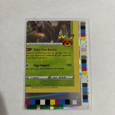 Pokemon Card Trevenant CORNER Error Miscut NFC Trick or Trade 062/193 ...