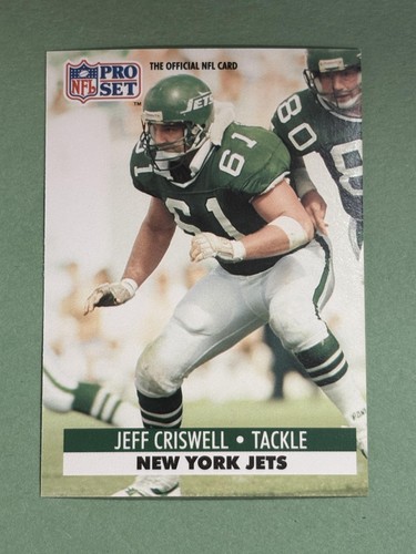 Jeff Criswell 1991 Pro Set New York Jets #245 BB880 | eBay