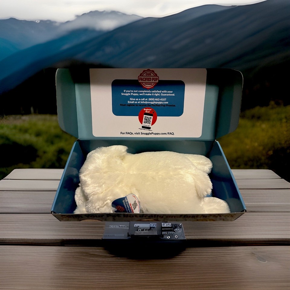 Snuggle puppy “Junior” anxiety Solution With Real heartbeat | eBay