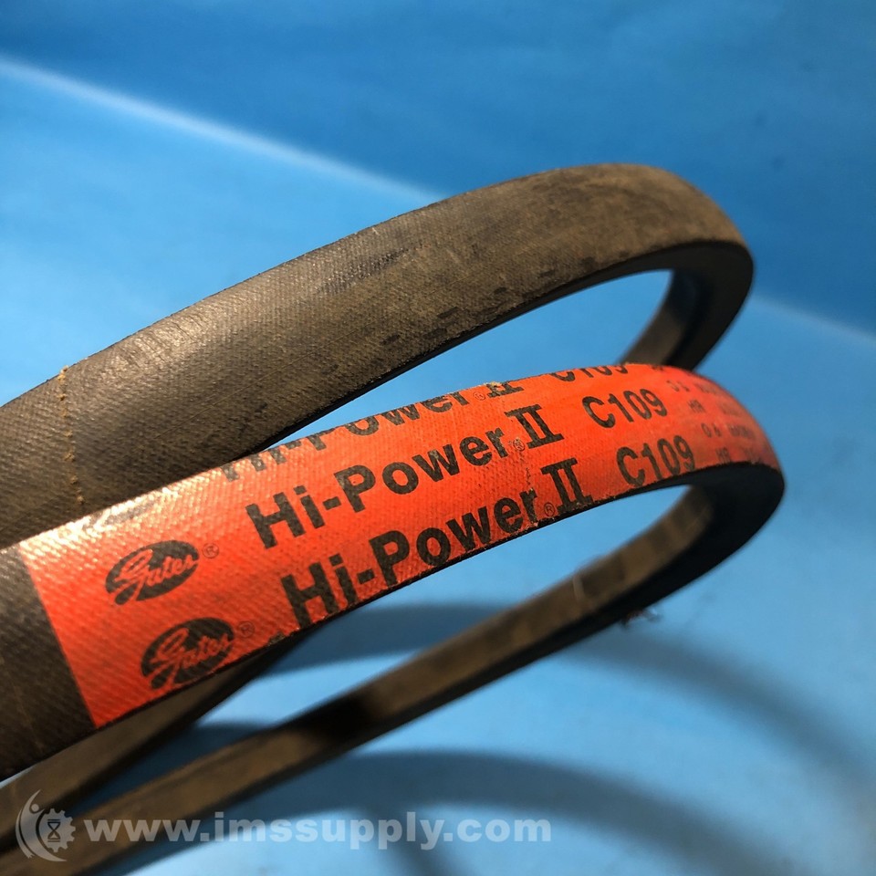 Gates C109 Hi-Power 90042109 V-Belt USIP | eBay