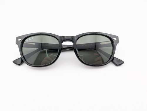 Ray-Ban Sunglasses, Polarized Lenses, RB 4140 601/58 3P Polished Black ...
