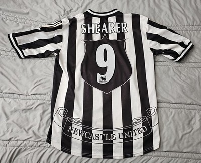 Newcastle United "Alan Shearer" #9 1997-1998 Adidas Jersey *Authentic ...
