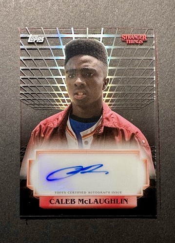 STRANGER THINGS TOPPS HIGH-TEK CALEB MCLAUGHLIN/LUCAS SINCLAIR AUTO | eBay