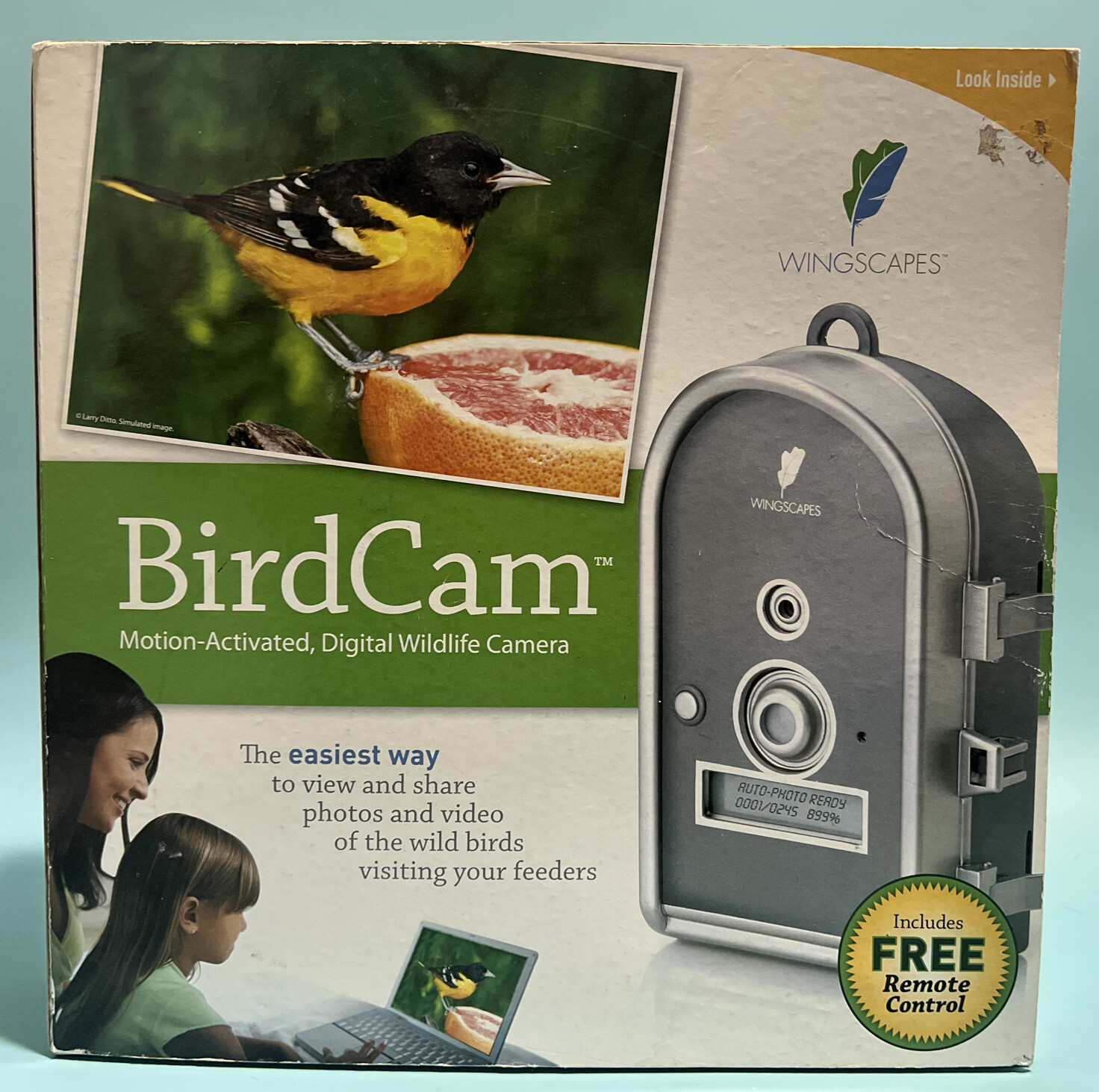 Wingscapes Bird Cam Motion Activated Digital Wildlife Camera Waterproof ...