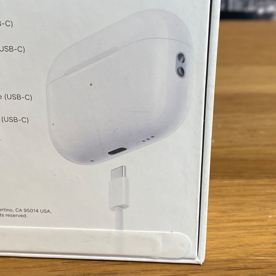 🟢 Apple AirPods Pro 2nd Generation Wireless Buds A3047 Sealed 100% ...