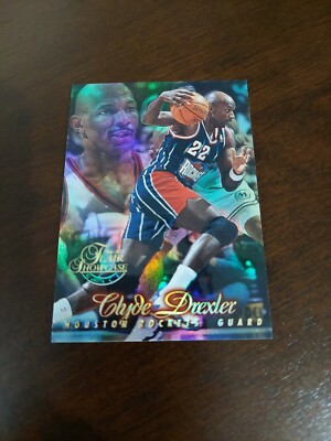 Clyde Drexler 1996-97 Flair Showcase Grace Holo Section 1 Row 1 Seat 22 ...