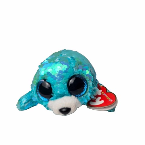 ty beanie boos flippables "Wave" the Seal - Blue Sequins **MWT ...
