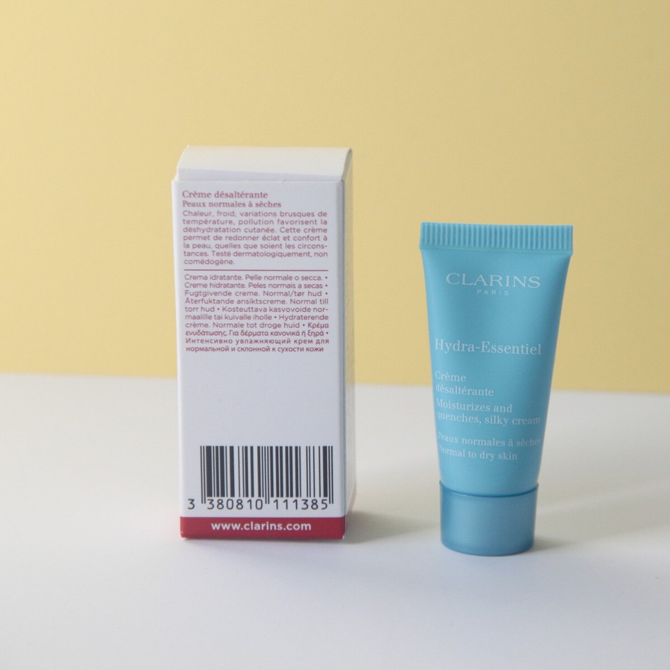 CLARINS MOISTURIZES AND QUENCHES SILKY CREAM SAMPLE SIZE 5 ML 0.1 OZ ...