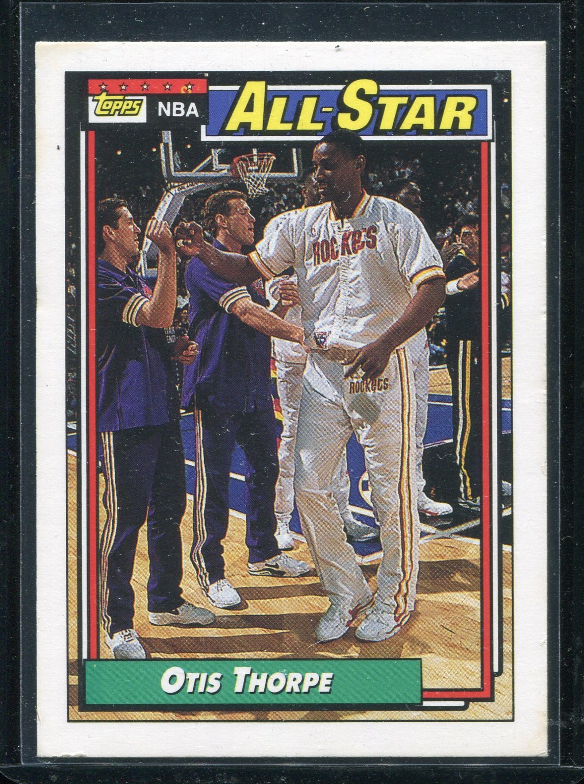 1992 Topps Basketball All Star Otis Thorpe #124 Houston Rockets | eBay