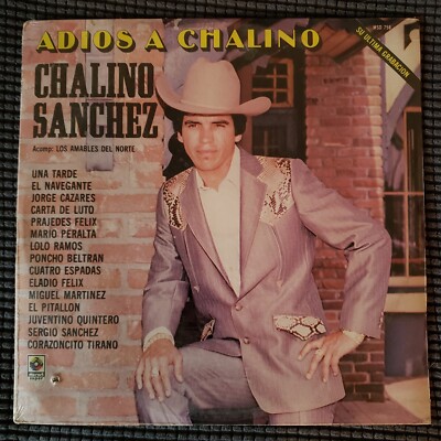 Chalino Sanchez Lp Adios A Chalino Brand New, Sealed, Nunca Abierto | eBay