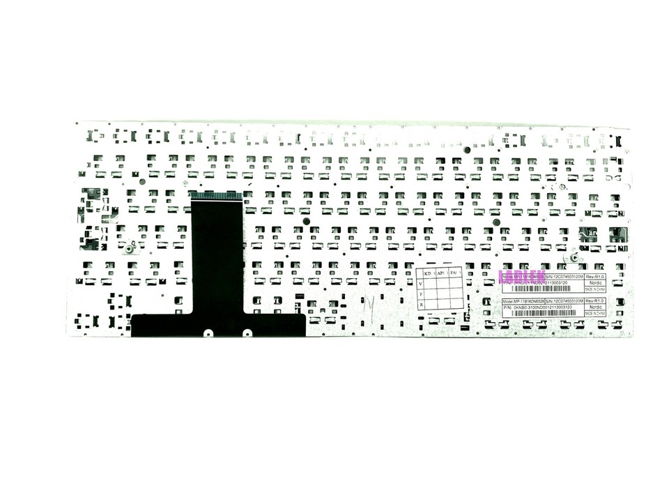 New Danish Swedish Norwegian Finnish Nordic silver keyboard for Asus ...