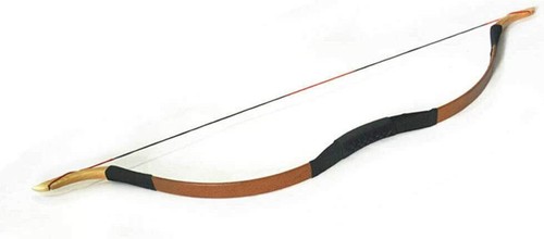 30LB Handmade 1.1m Traditional Longbow Recurve Bow Horse Riding Archery ...