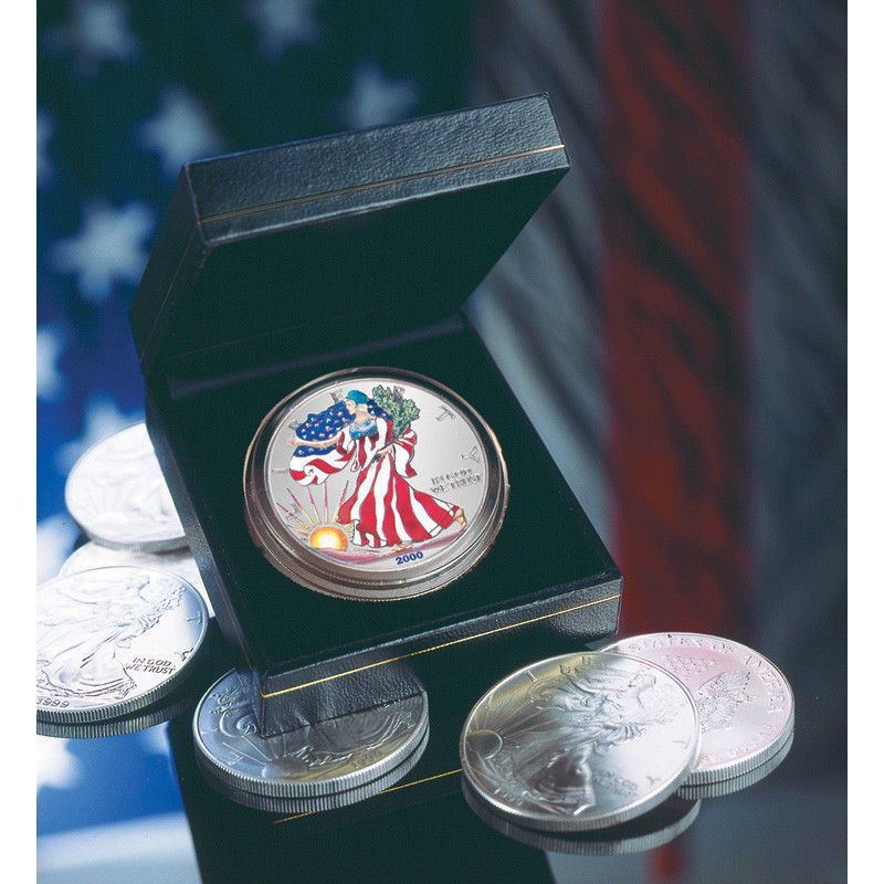 NEW American Coin Treasures 2000 Colorized American Silver Eagle 3605 ...