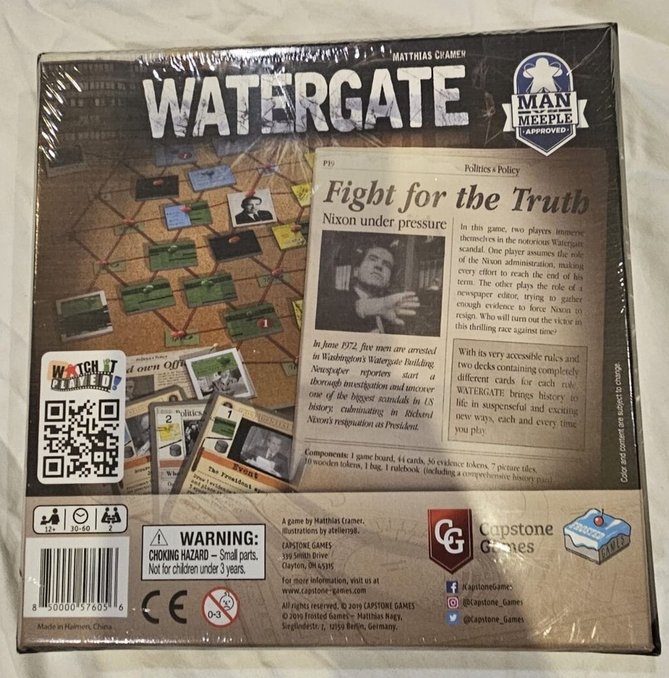 Watergate Board Game | eBay