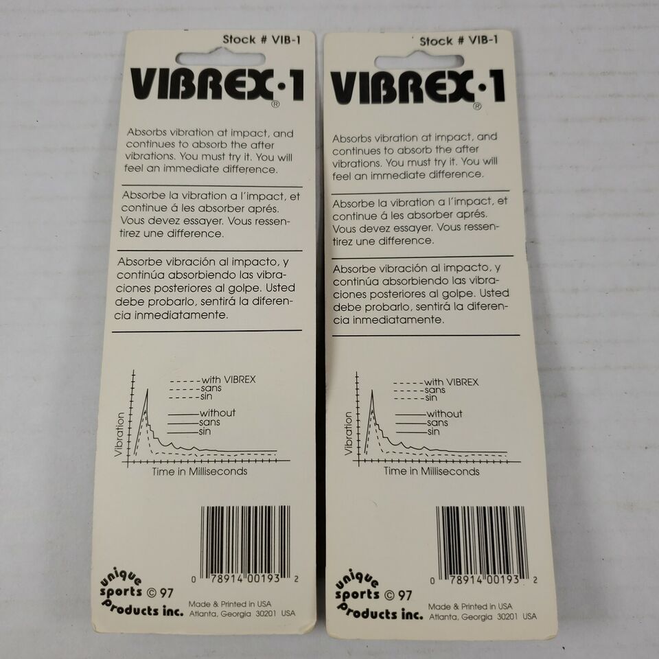 [2 Packs] Unique VibreX 1 2-Piece String Vibration Dampeners Blue & Red VIB-1 | eBay