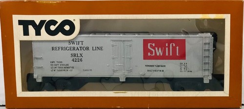 TYCO - Swift Refrigerator Line SRLX 4226 40’ Car - Item # 329A- HO ...