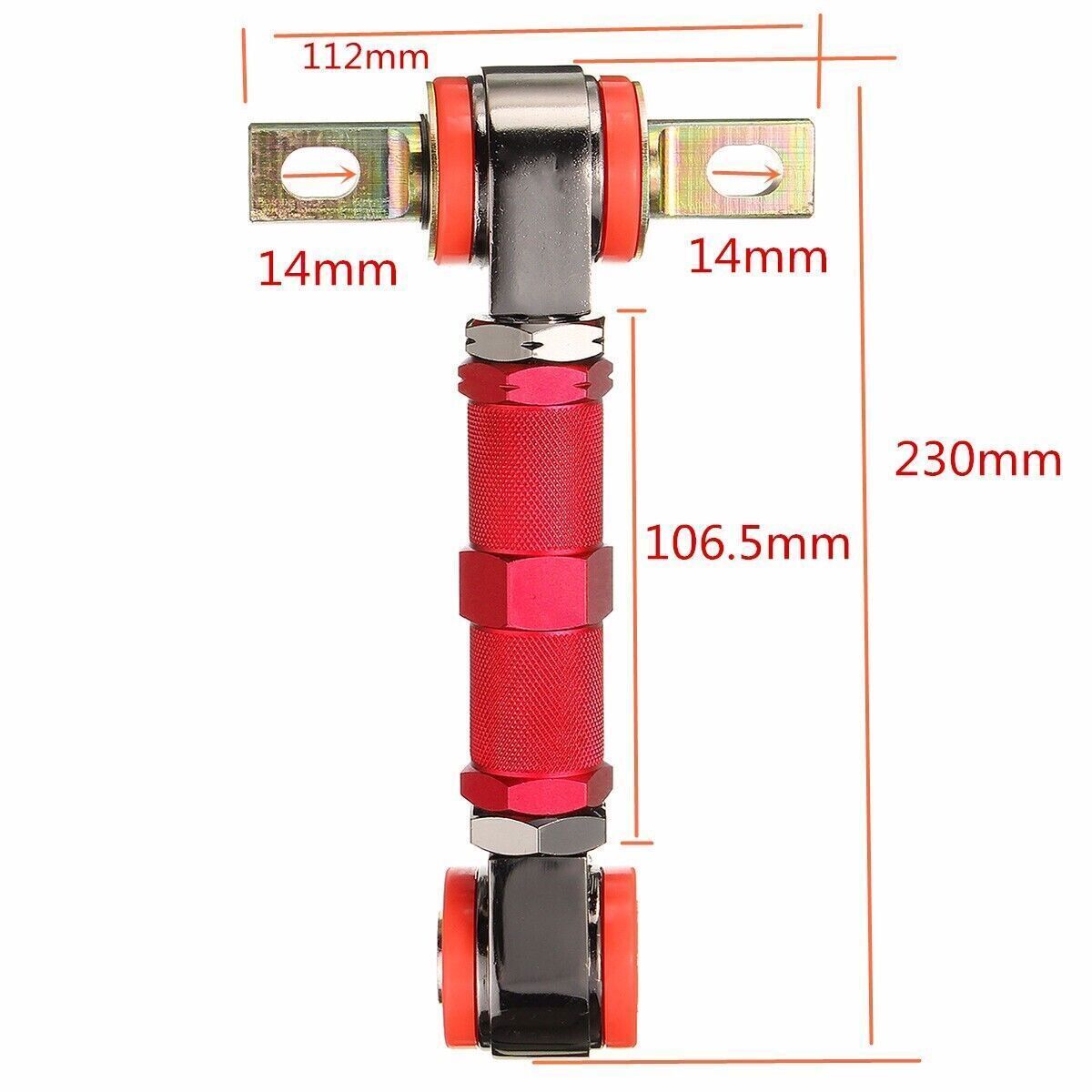 ⭐Racing Adjustable Rear Suspension Upper Camber Control Arm Rod For ...