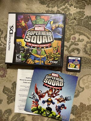 Marvel Super Hero Squad (Nintendo DS, 2009)Authentic Complete In Box ...