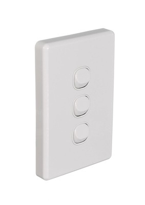 Three 3 Gang Light Switch Classic style Vertical | eBay