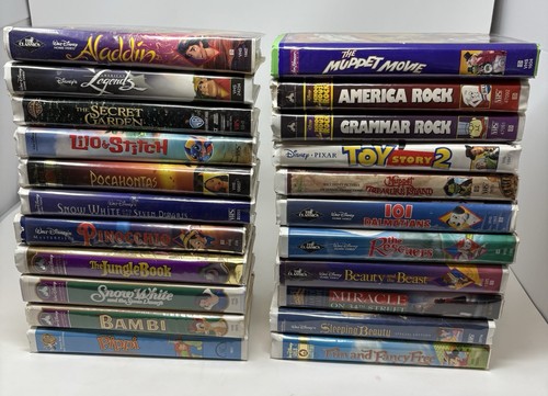 Vintage VHS movie Lot For Kids Disney WB The Classics 22 Tapes | eBay