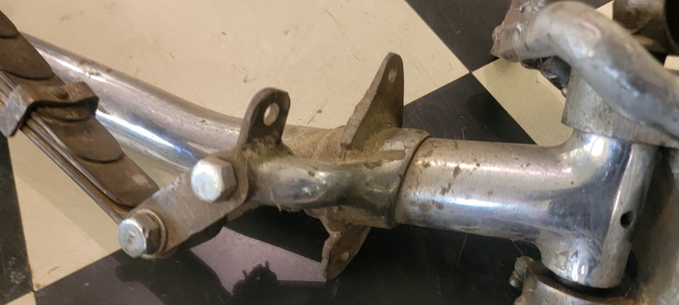 Vintage Chrome Tube Axle Spring Spindles Front end Rare Midget Sprint ...