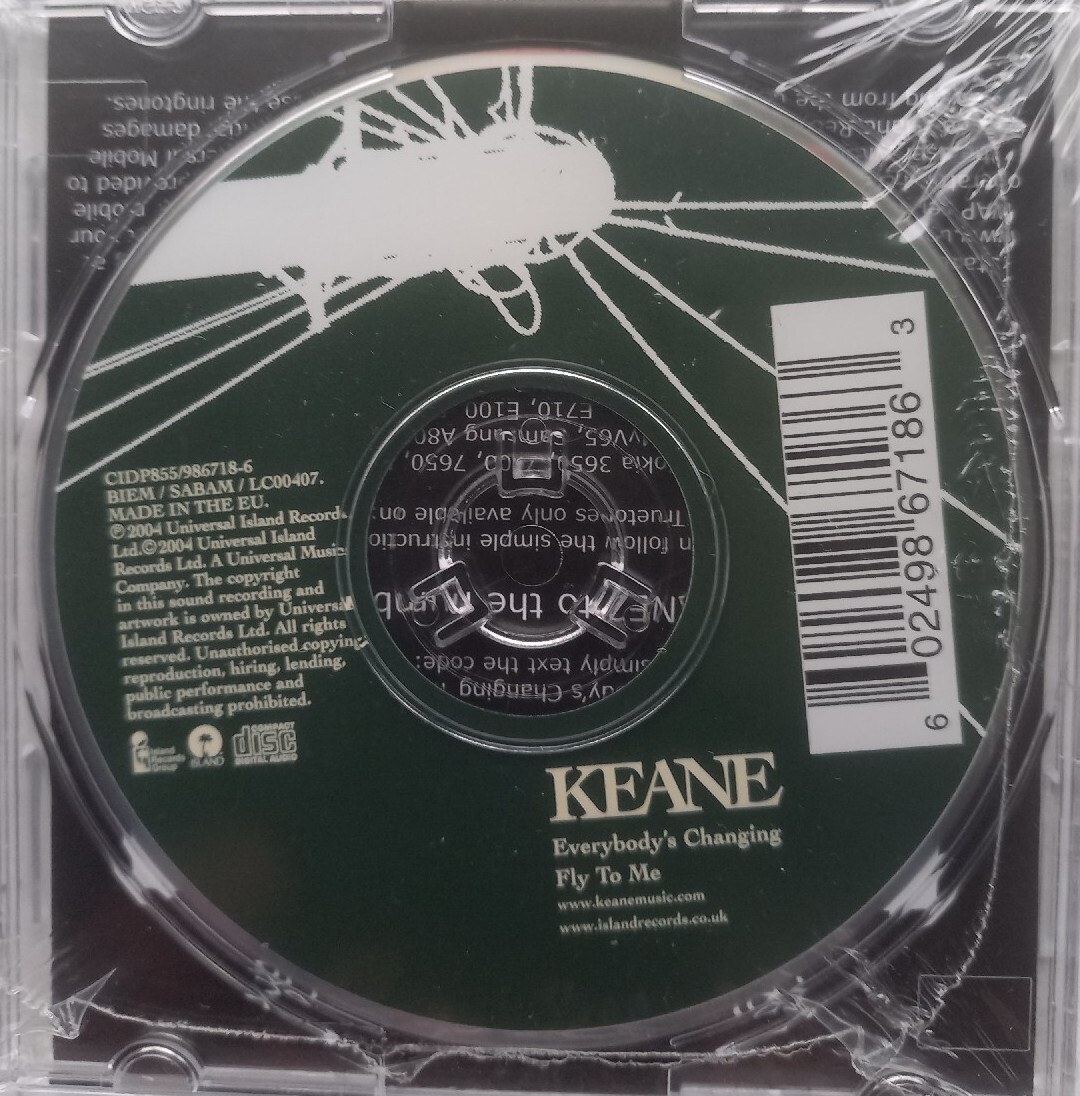 KEANE Everybodys Changing 3" CD Single Sealed | eBay